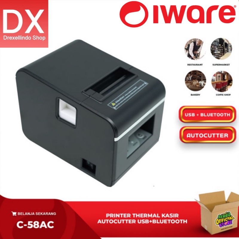 Jual Printer Thermal Auto Cutter 58mm C58AC / C-58AC / C58 USB ...