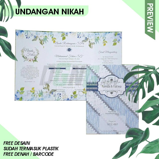 Jual UNDANGAN PERNIKAHAN BATIK | Shopee Indonesia