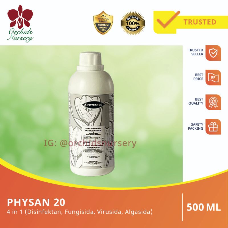Jual Physan 20™ 4in1 BAKTERISIDA-VIRUSIDA-ALGASIDA-FUNGISIDA IMPORT USA ...