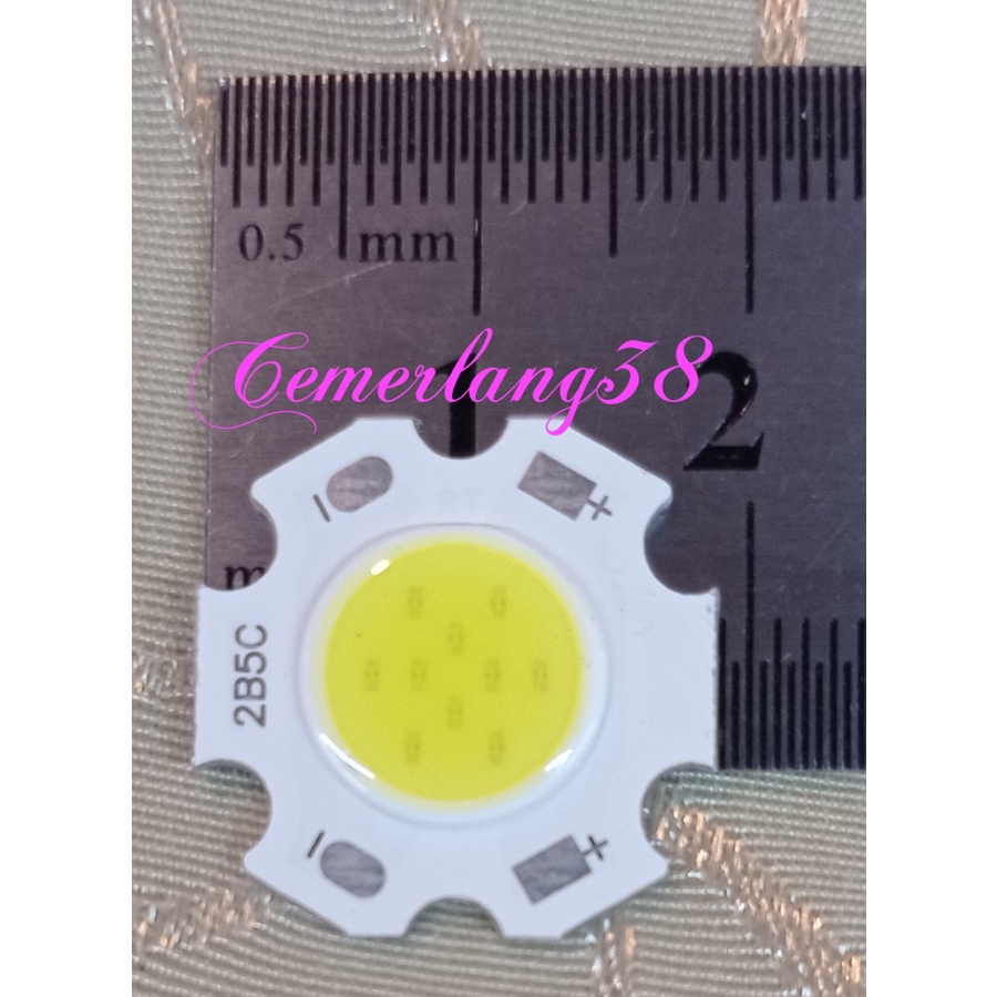 Jual HPL 5W COB Putih / High Power LED White 10-20mm 5 Watt Chips On Board | Shopee Indonesia