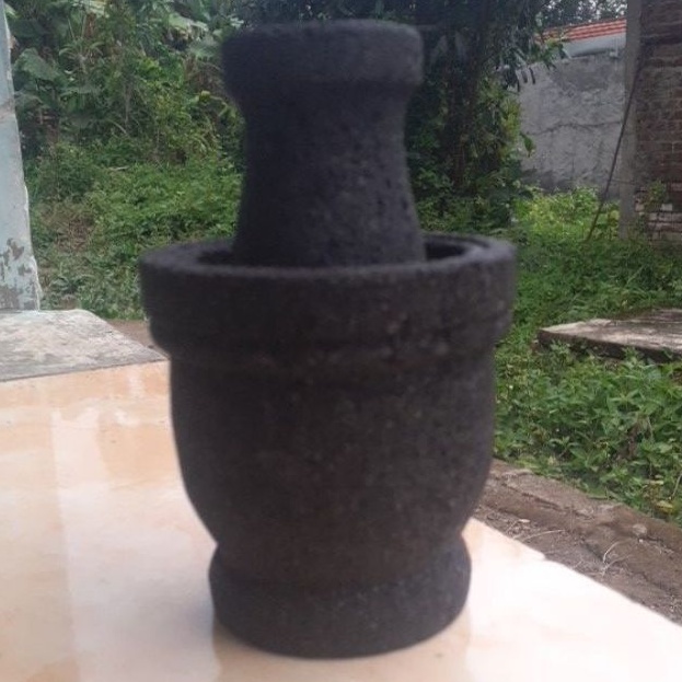 Jual 1 SET LUMPANG DAN ALU 12 CM BAHAN BATU ALAM ANDESIT TERMURAH ...