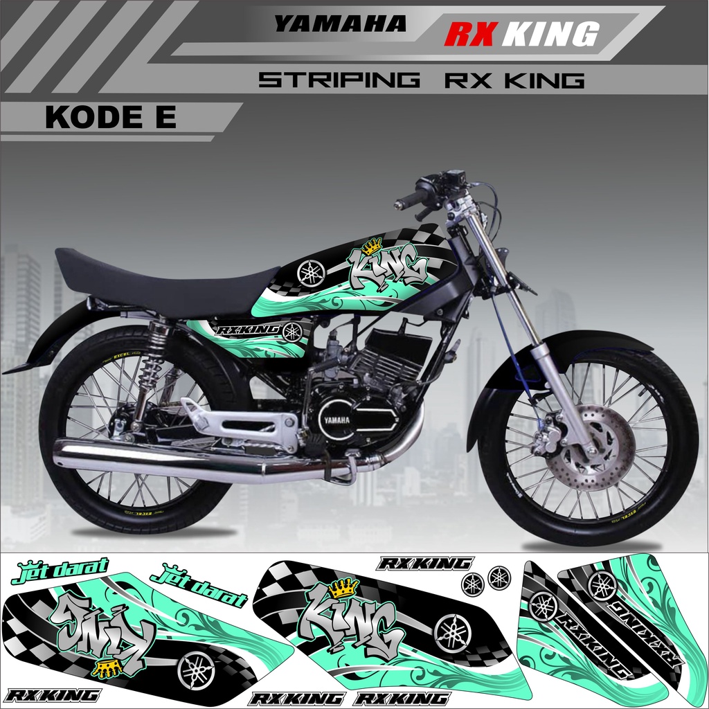 Jual Sticker Rx King Variasi Stiker Striping Rx King Kode E | Shopee ...