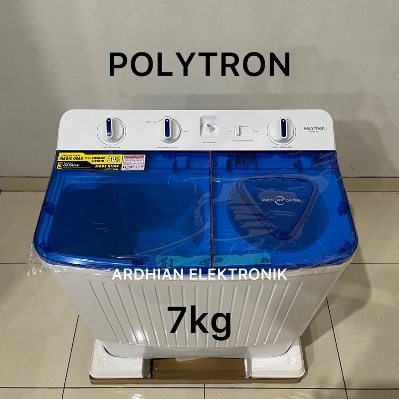 Jual MESIN CUCI POLYTRON PWM 701 PRIMADONA SAMBA 2 Tabung 7 Kg PROMO ...