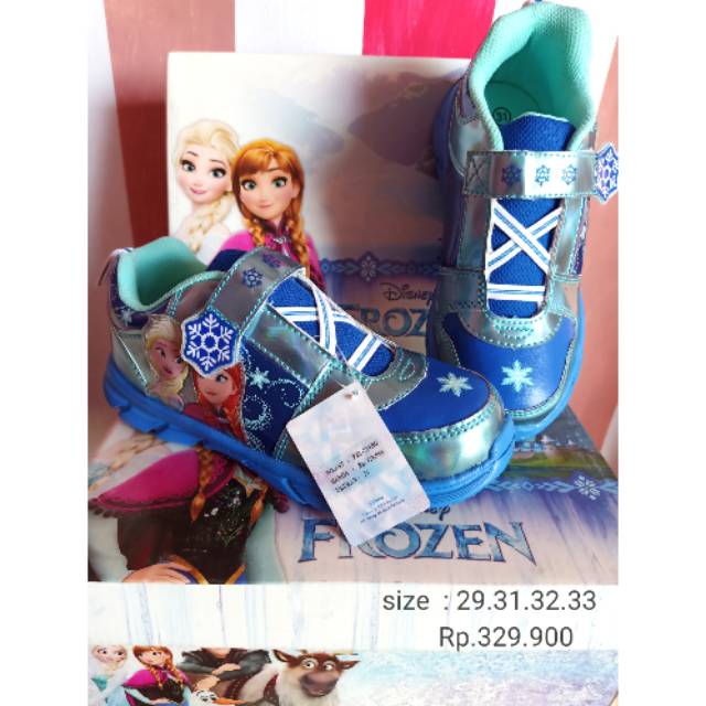 Jual Sepatu ANAK CEWEK LED KARAKTER FROZEN | Shopee Indonesia