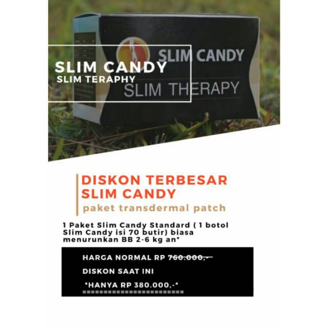Jual PAKET SLIMCANDY STANDARD (2-6KG/MINGGU) | Shopee Indonesia