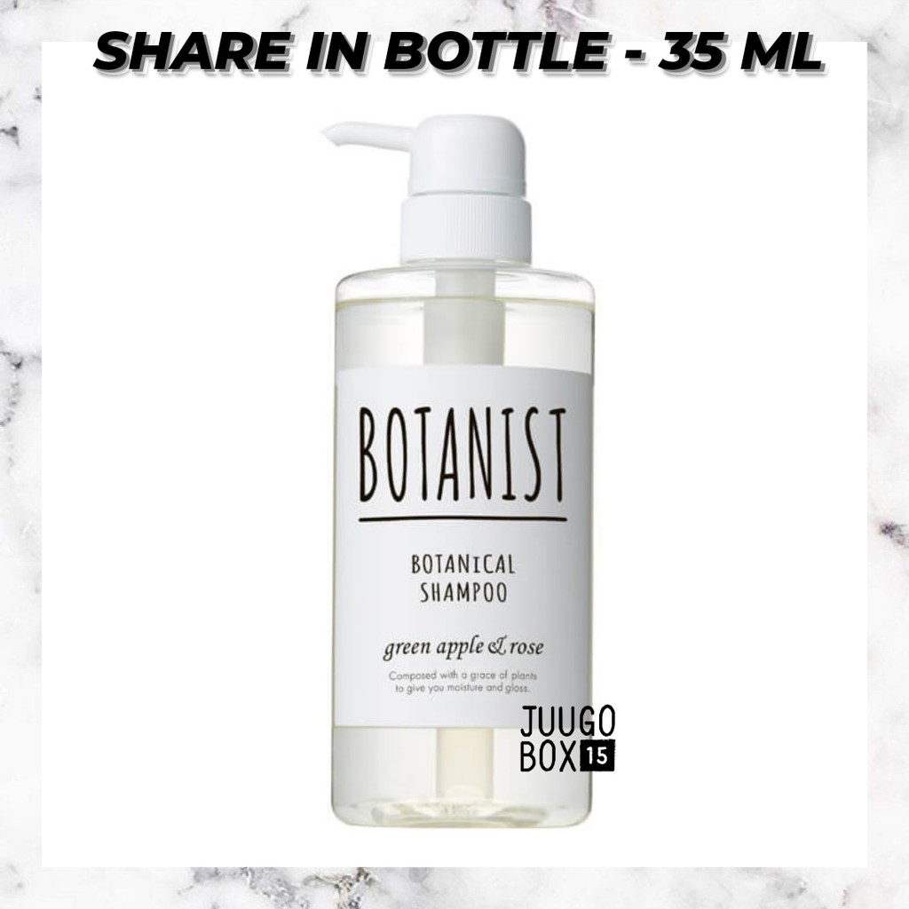 Jual SHARE 35 ML - BOTANIST JAPAN GREEN APPLE AND ROSE SHAMPOO SMOOTH BOTANICAL | Shopee Indonesia