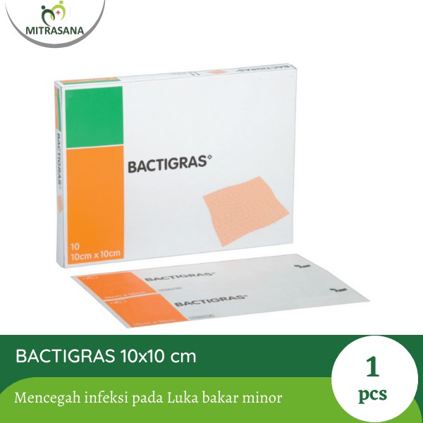 Jual Bactrigras 10 x 10 cm - mencegah infeksi pada Luka bakar minor ( 1 ...