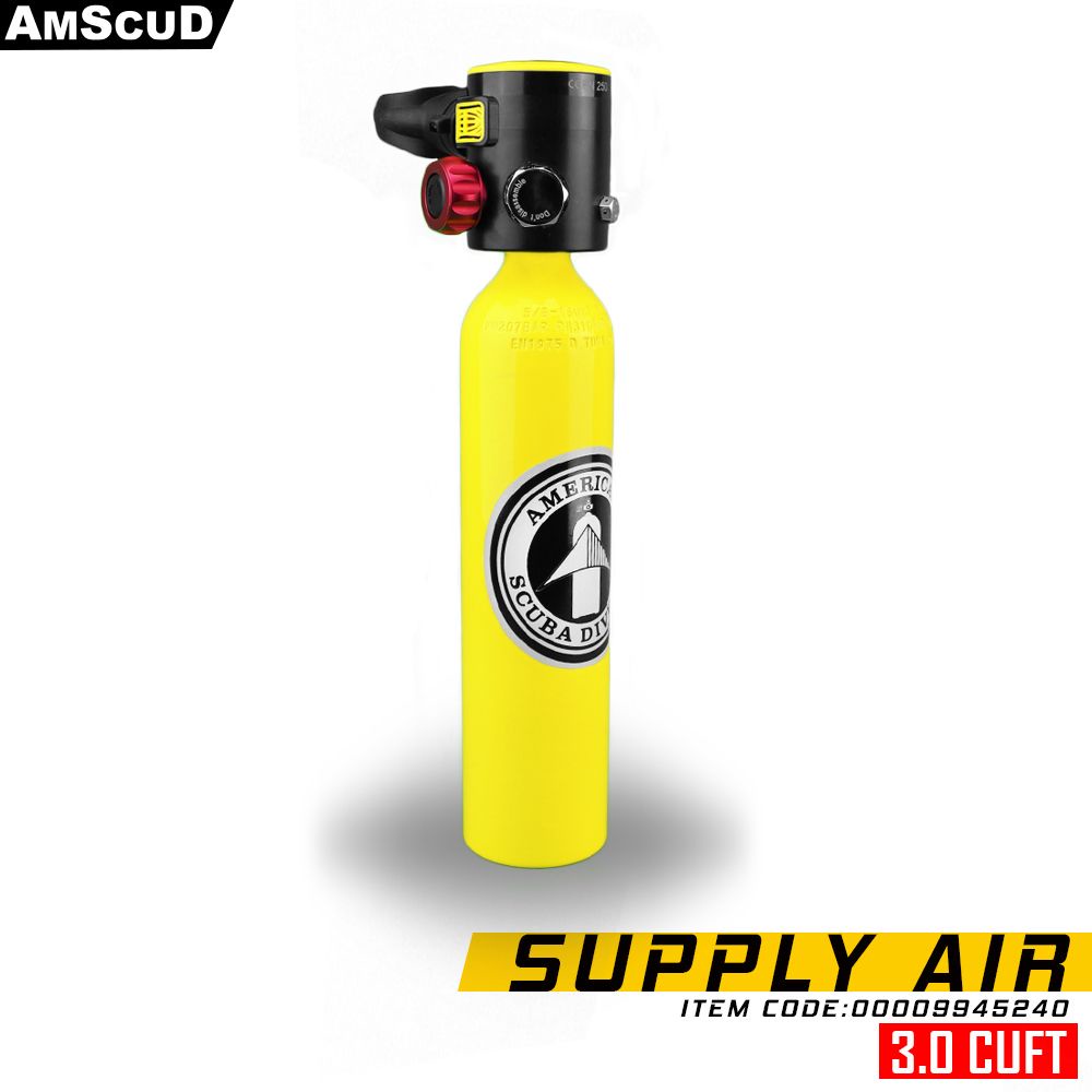 Jual AmScuD Pony Bottle 3 Cuft Scuba Tank Emergency Supply Backup Tank ...