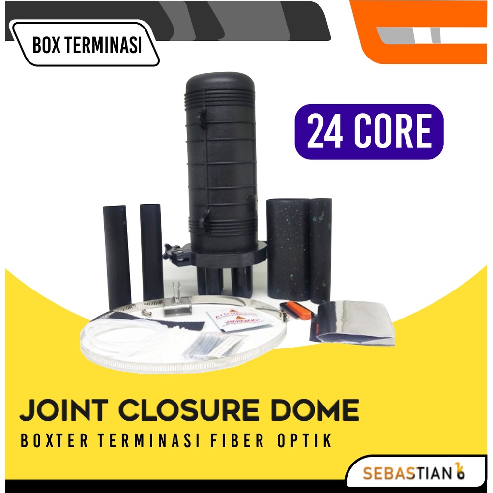 Jual Joint Closure Dome 24Core Fiber Optic FTTH FO Dome Closure 24C ...