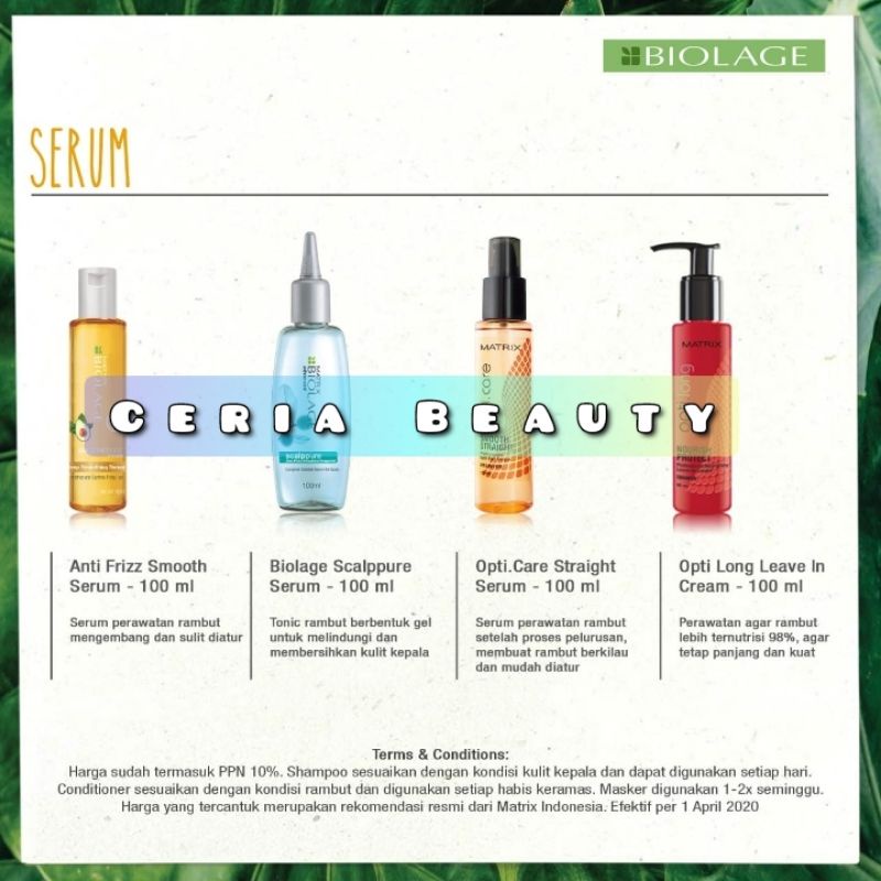 Jual Matrix Biolage Deep Smoothing Serum 100ML // Vitamin Rambut Matrix ...
