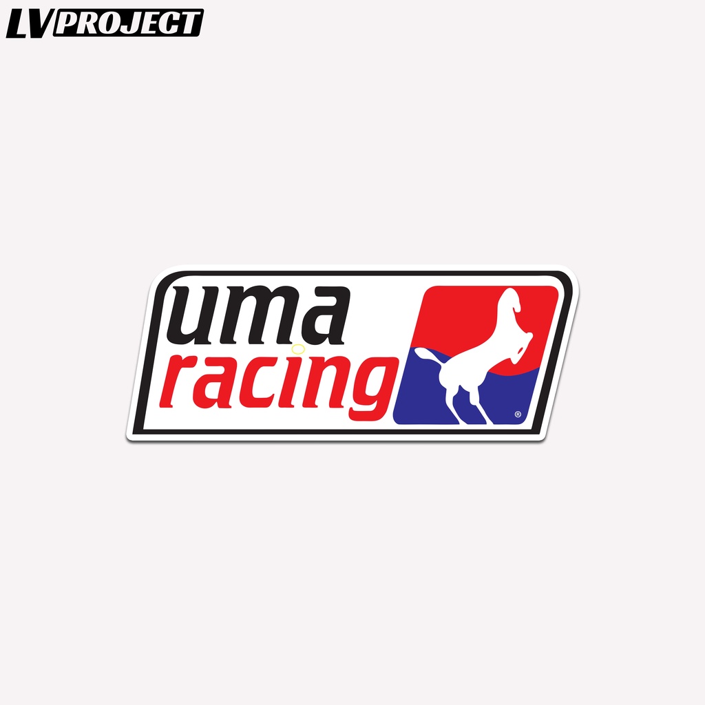 Jual Stiker Uma Racing Motor Laminasi Glossy Ukuran 7cm Sticker Cutting ...