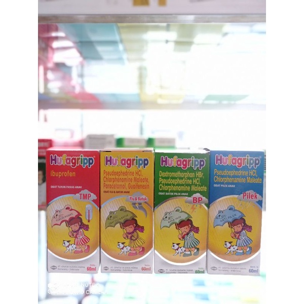 Jual Hufagrip | Hufagripp Syrup All Variant Flu Batuk Pilek BP Demam ...