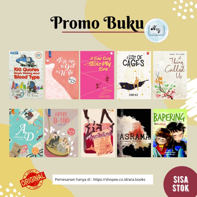 Jual Promo Buku Murah Haru Group Part 2 - Promo September - Original ...