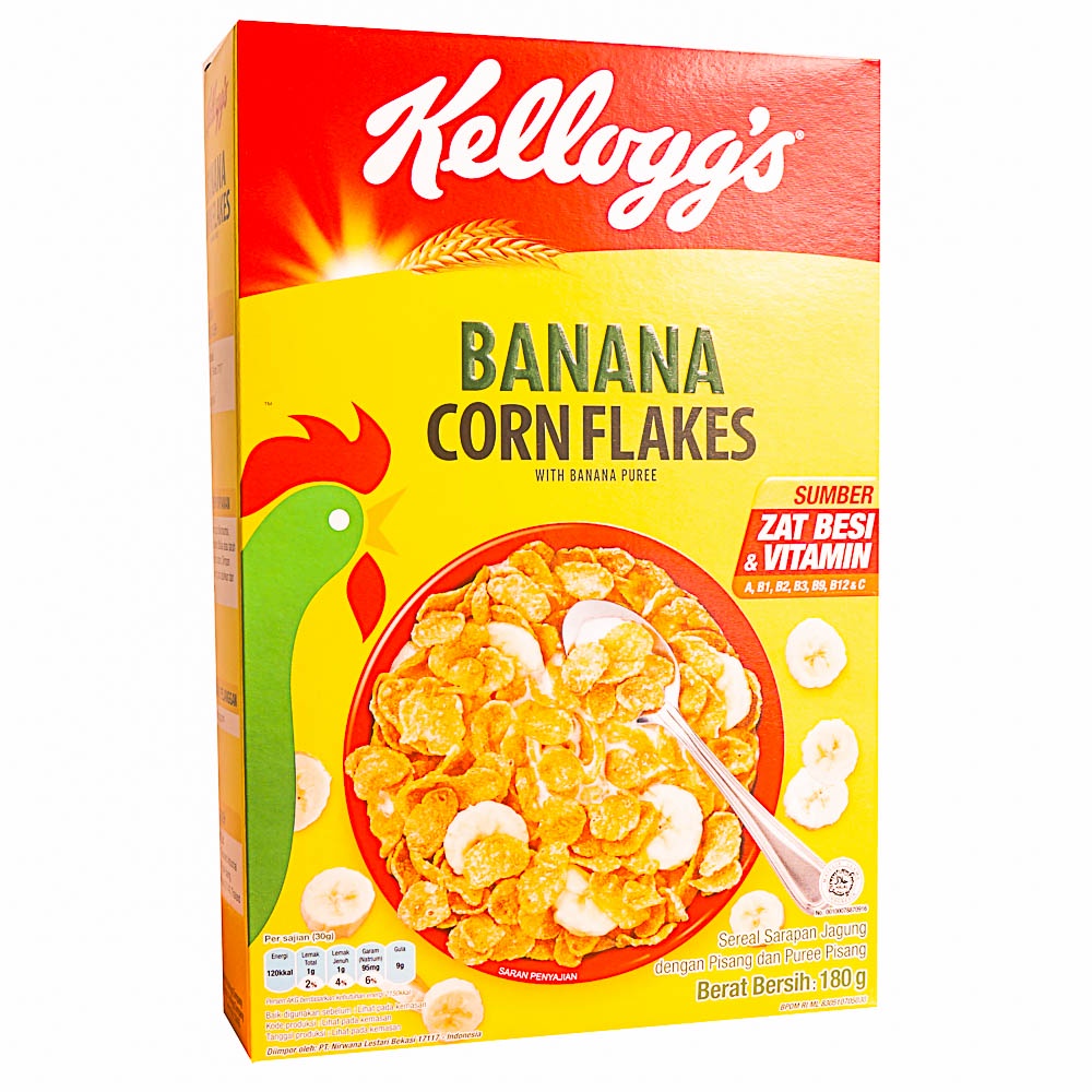 Jual Kellogg’s Banana Corn Flakes 180gr | Shopee Indonesia