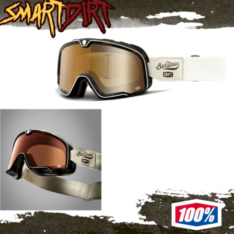 Jual GOGGLE 100% BARSTOW LOUIS/ GOGGLE MOTOR CAFE RACER RETRO 100% ...