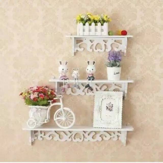 Jual Rak Dinding Wall Rak Vintage 3in1 Dekorasi Ruangan | Shopee Indonesia
