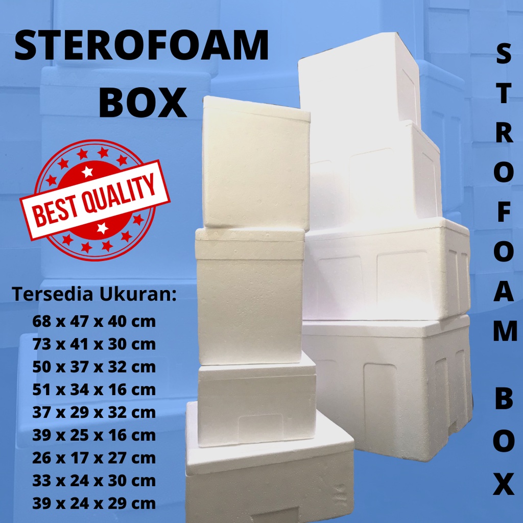 Jual BOX STEROFOAM BESAR 73X41x30cm Kirim Seluruh Indonesia BOX STYROFOAM box simpan Dingin ...