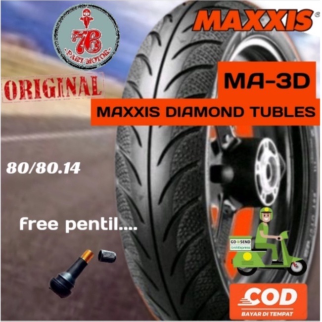 Jual BAN TUBLESS MAXXIS DIAMOND (70/90.14-80/80.14-80/90.14-90/80.14-90 ...