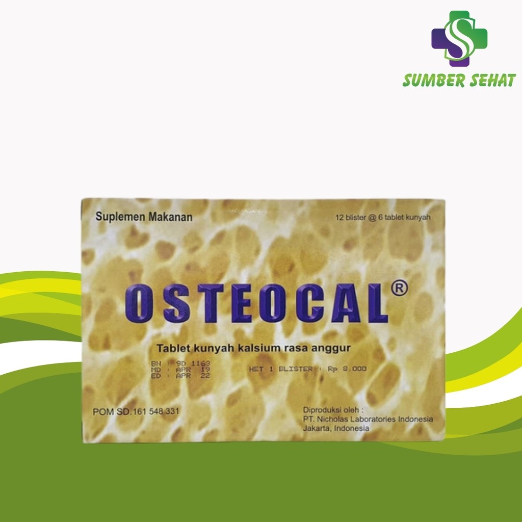 Jual OSTEOCAL TAB BOX | Shopee Indonesia