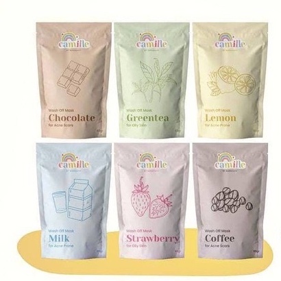 Jual Camille Beauty Mask BPOM Camilee Masker Wajah Organik Facemask Organic Original [READY ...
