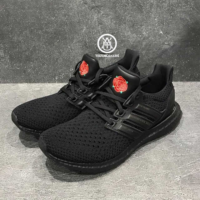 Jual Adidas Ultraboost X Manchester United All Black | Shopee Indonesia