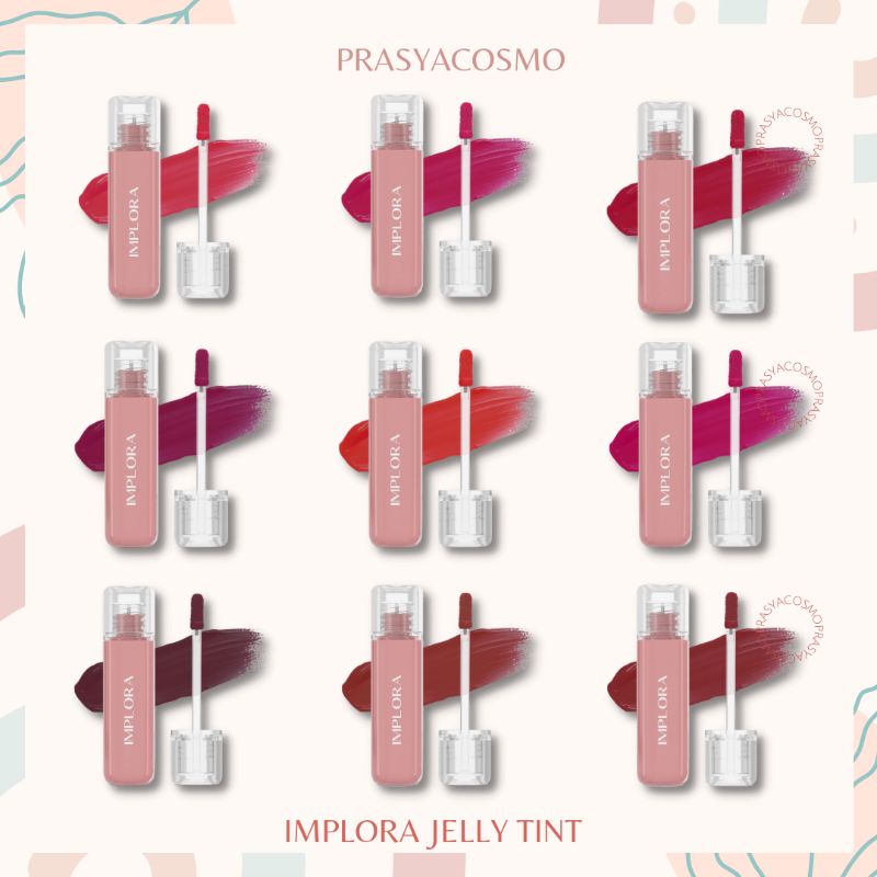 Jual PC - IMPLORA GLOSSY PLUMPY JELLY TINT | Lip Tint | Lip Stain ...