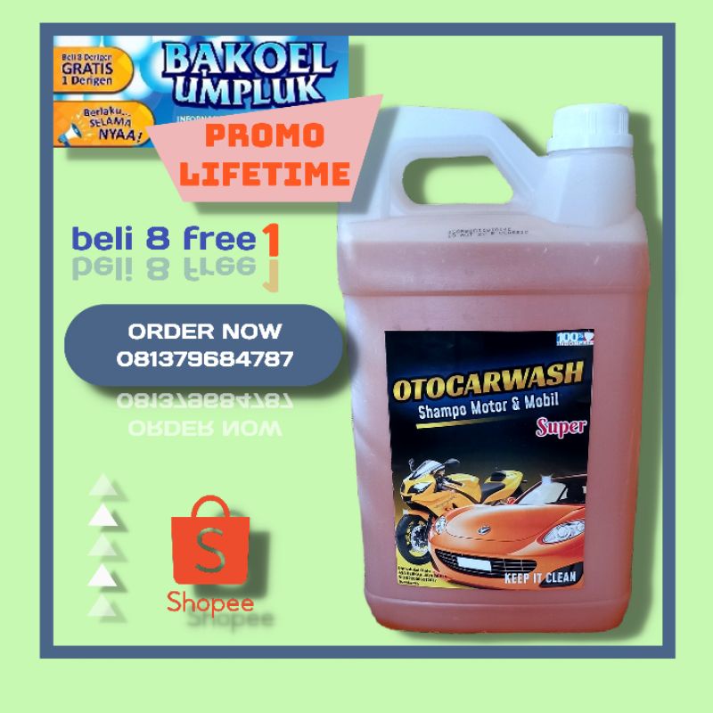 Jual shampo mobil OTOCARWASH shampo motor OTOCARWASH, sabun cuci motor ...