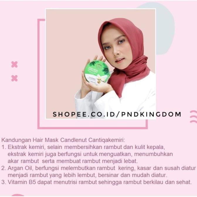 Jual PAKET HEMAT TRIO CANTIQA KEMIRI (Masker Rambut + Minyak + Saripati ...