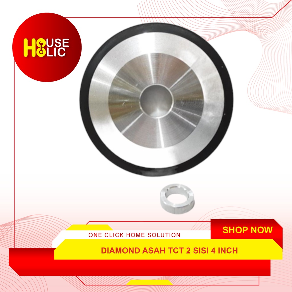 Jual Diamond Asah 4 Inch 2 Sisi / Diamond Grinding Wheel TCT Double ...