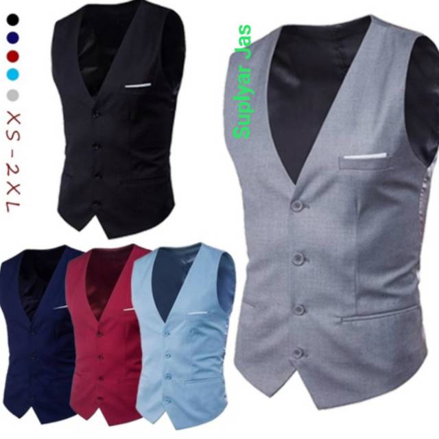 Jual Rompi Pria Rompi Formal rompi Jas pria | Shopee Indonesia