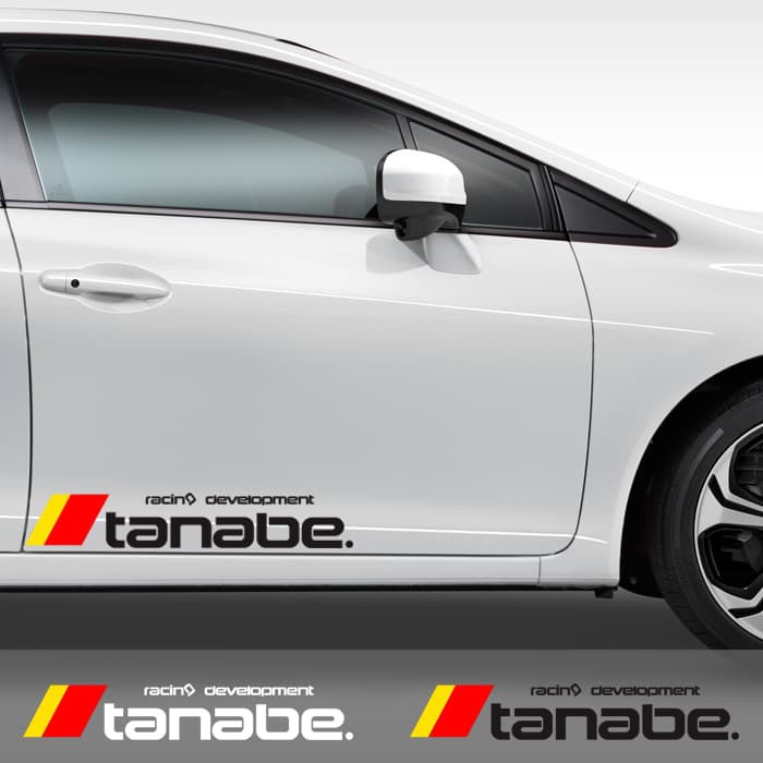 Jual Stiker Mobil Tanabe Racing Development - Car Decal Sticker ...