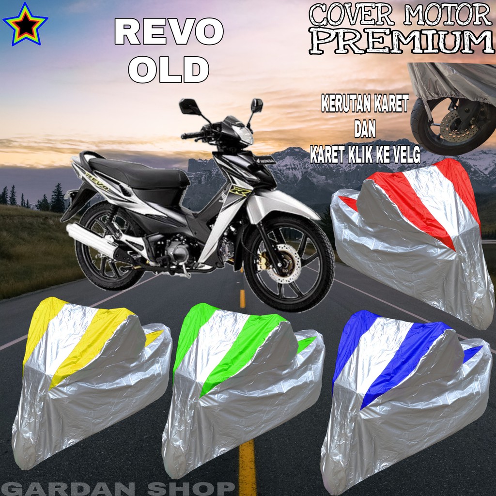 Jual Sarung Motor REVO OLD Silver KOMBINASI Body Cover Revo Old PREMIUM ...