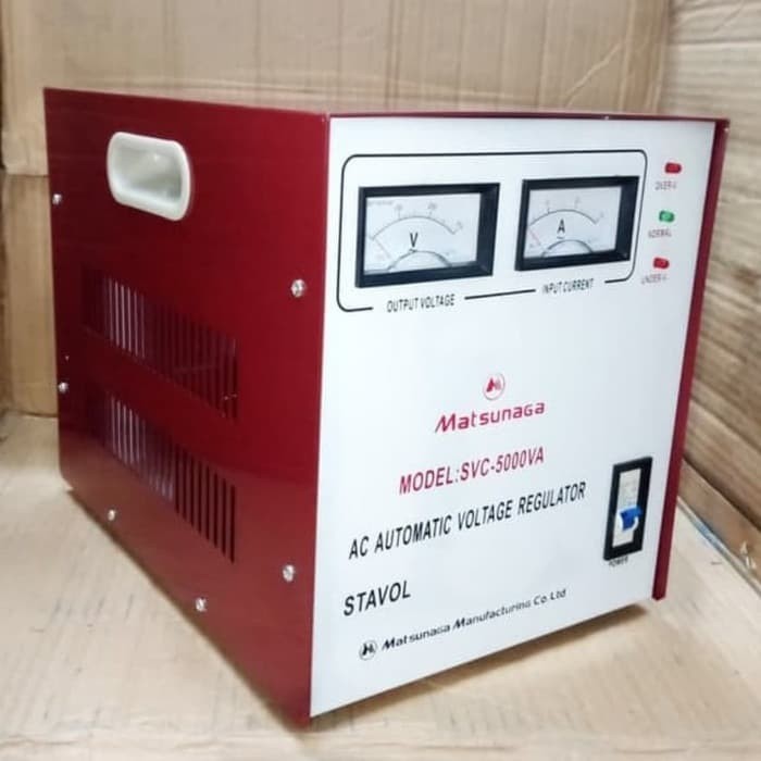 Jual Stavolt Stavol Stabilizer 5000W (5KVA) MATSUNAGA | Shopee Indonesia