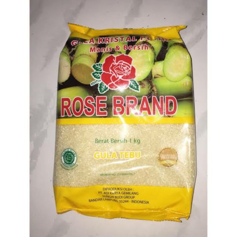 Jual Gula Pasir 1kg Kemasan (Rose brand) | Shopee Indonesia