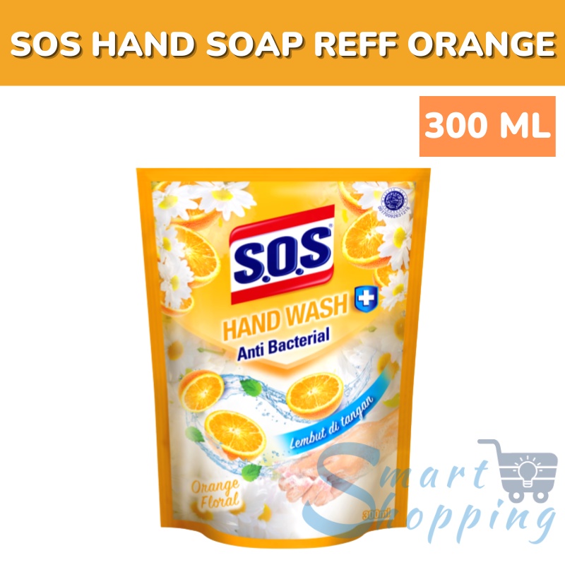 Jual SOS HAND SOAP 300 ML REFF / SABUN CUCI TANGAN / HAND WASH | Shopee ...