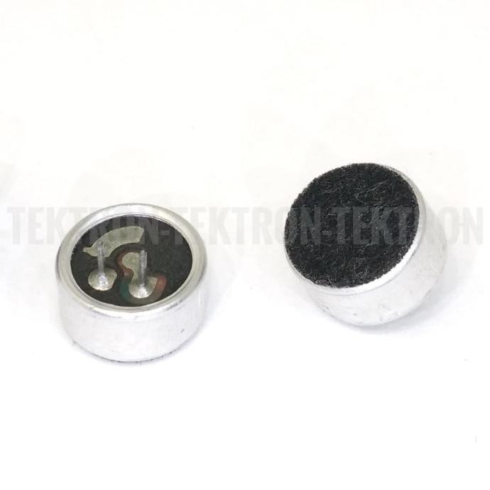 Jual Microphone 2 pin Electret Condenser dia 10mm tebal 5mm tektron22 ...