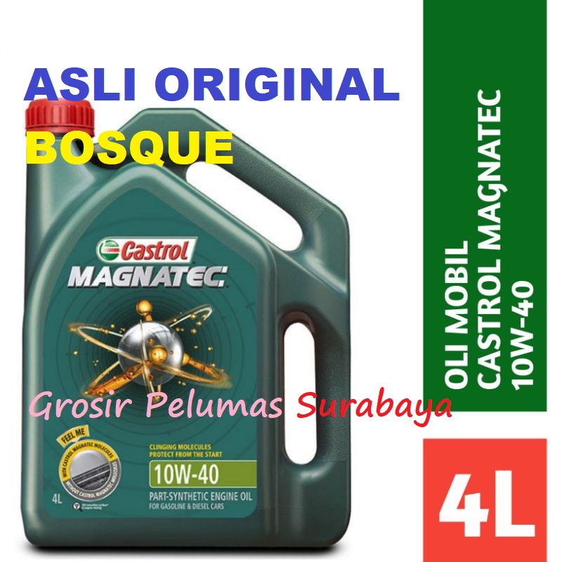 Jual Oli ORIGINAL Castrol Magnatec 10w-40 10w/40 10W 40 Bensin / Diesel ...