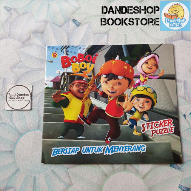 Jual Boboiboy Seri Buku Sticker Puzzle boboi boy Stiker Anak Boboi Boy ...