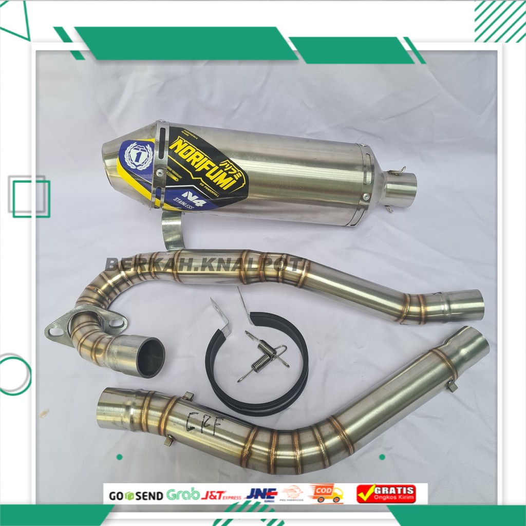Jual KNALPOT KLX, CRF, WR155 HEADER FULL STAINLESS | Shopee Indonesia