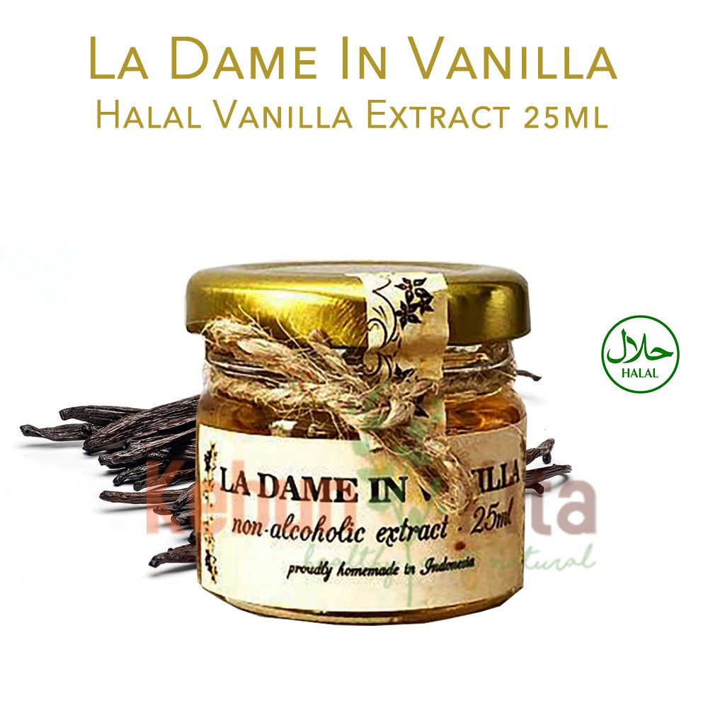 Jual La Dame in Vanilla Halal Vanilla Extract 25 ml | Shopee Indonesia