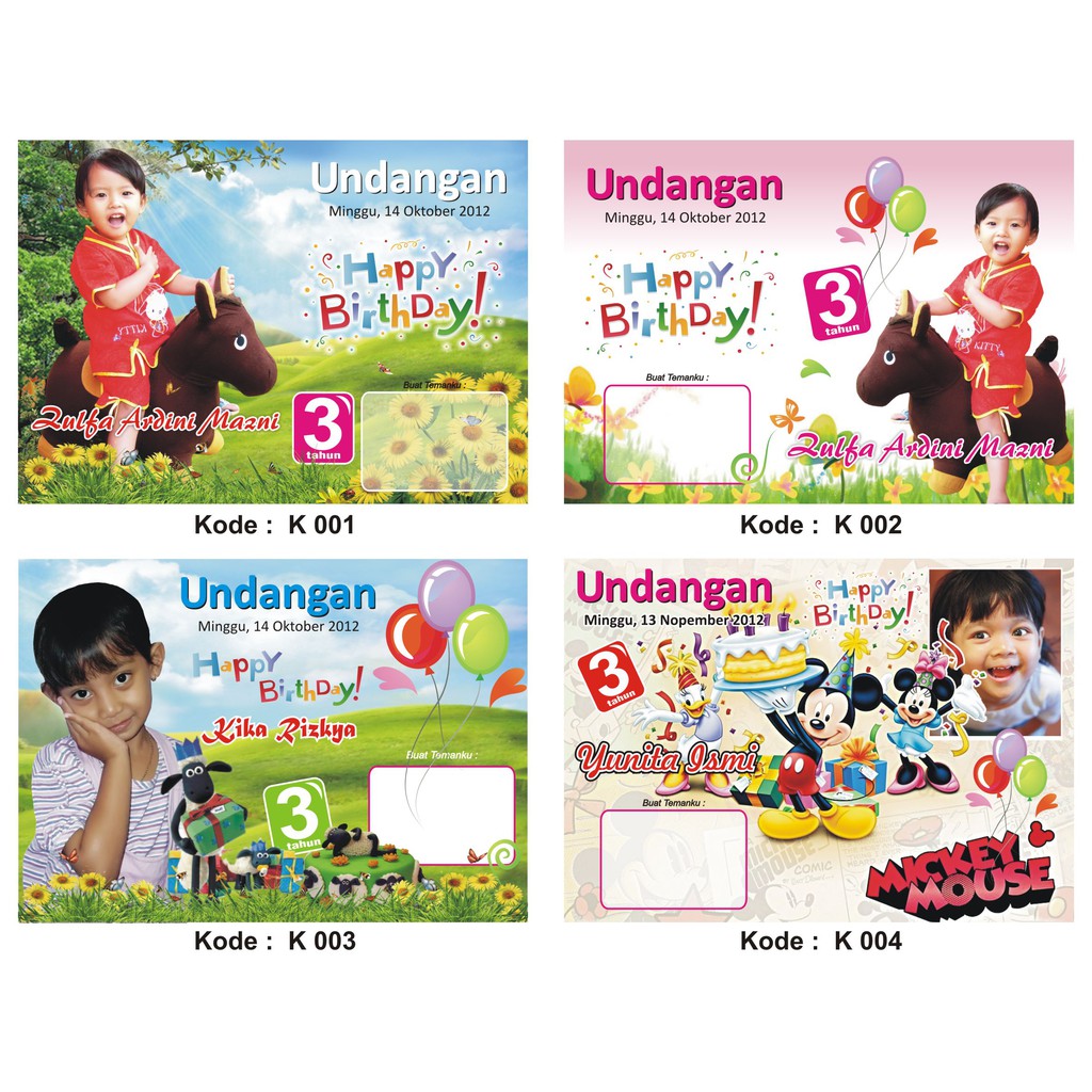 Jual CD BACKGROUND UNDANGAN ULANG TAHUN/ PEMANDANGAN (KONSEP DAN FORMAT ...