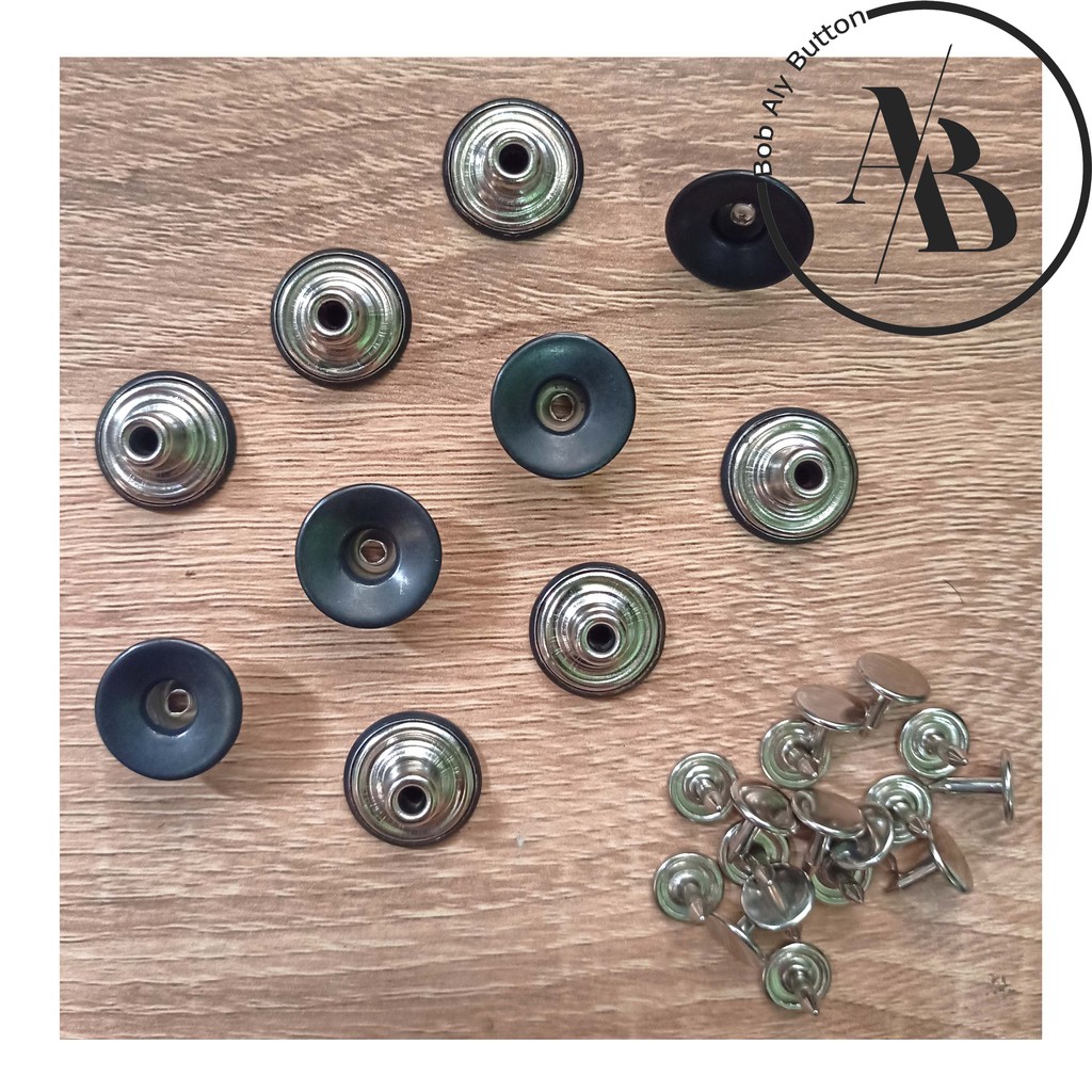 Jual KANCING JEANS PATEN BOLONG CEKUNG 17MM HITAM ARANG PER 12 PCS BC ...