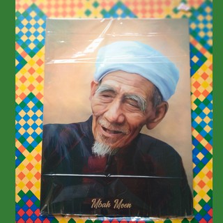 Jual Abani Walldecor Poster Ulama Gambar Mbah Moen Dekorasi Dinding ...