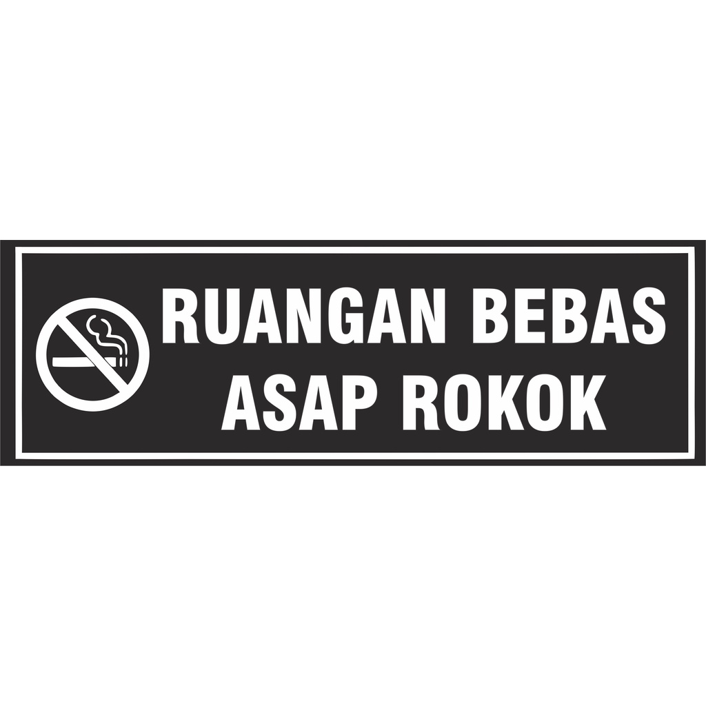 Jual STIKER RUANGAN BEBAS ASAP ROKOK | Shopee Indonesia