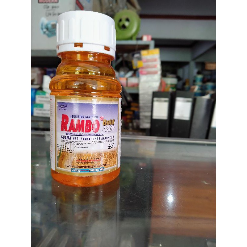 Jual Rambo 250 ml- obat pembasmi Rumput Rambo ukuran 250 ml | Shopee ...