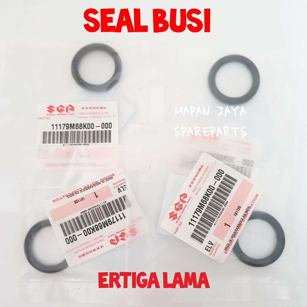 Jual SEAL BUSI SET SUZUKI ERTIGA ORIGINAL ASLI SGP 4 BIJI | Shopee ...