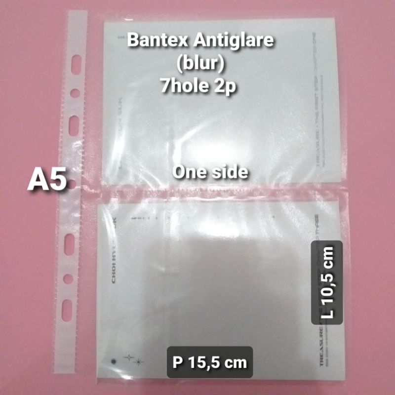Jual [Min. 3 sleeve] Bantex sleeve A4 slot 9p 10p dan A5 slot 4p 2p ...