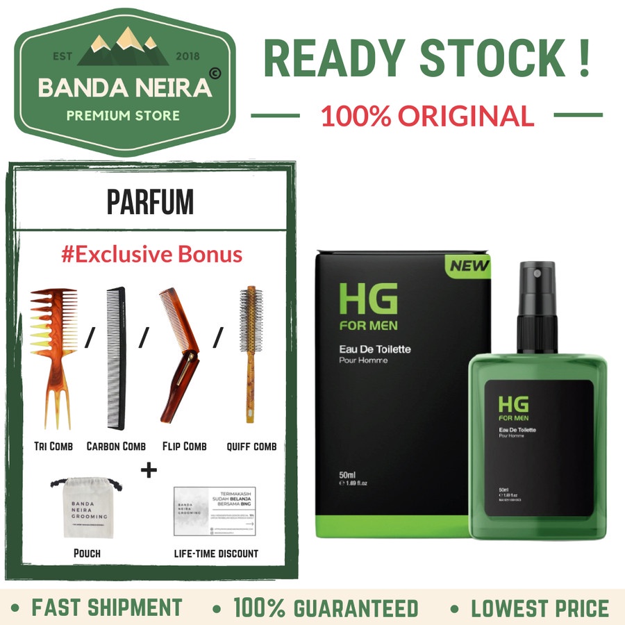Jual HG For Men Eau De Toilette / Parfum Perfume EDT | Shopee Indonesia