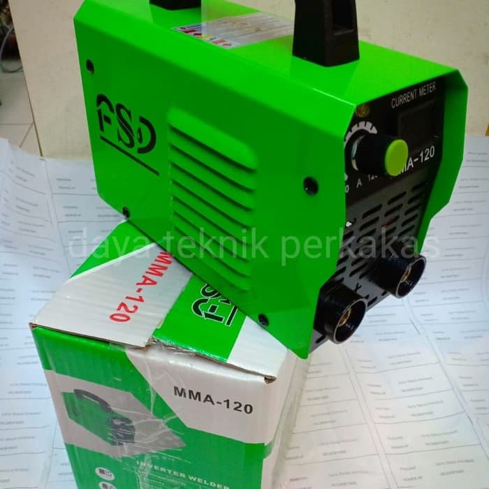 Jual MESIN LAS LISTRIK FSD MMA-120 - INVERTER WELDER MMA 120 FSD 900WATT | Shopee Indonesia