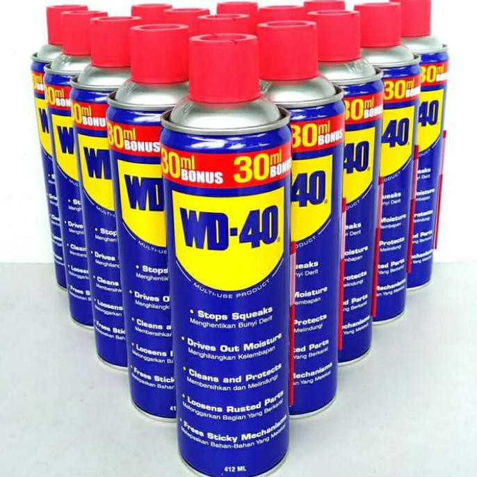 Jual Stock Ready Wd 40 / Wd-40 / Wd40 Original Made In Usa Isi 412Ml ...